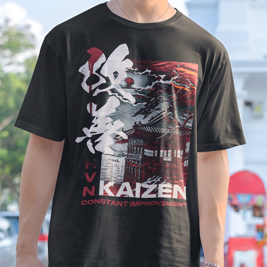 heaveNBUL | Мъжка Тениска | Kaizen | Продукт с високо качество